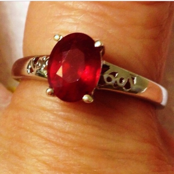 manufacturer | Jewelry | New Genuine 88 Ct Ruby 925 Stamped Ring 8 ...